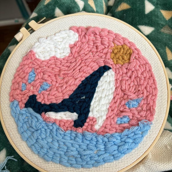 DIY Cute Cat Tufting Coaster Kit, Coaster Punch Needle Kit, DIY ...