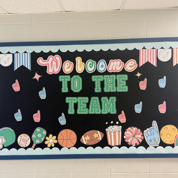 Spring Flowers Bulletin Board or Classroom Door Decor, March, April ...