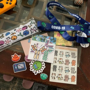 Cute Science Equipment and Disposables Decorative Magnet set | Etsy