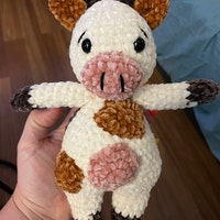 Cow Crochet Pattern, Cow Amigurumi Pattern, Plush Bulky Yarn, Soft ...
