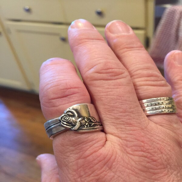 Vintage Sterling Silver Spoon Ring Circa 1946 - Etsy
