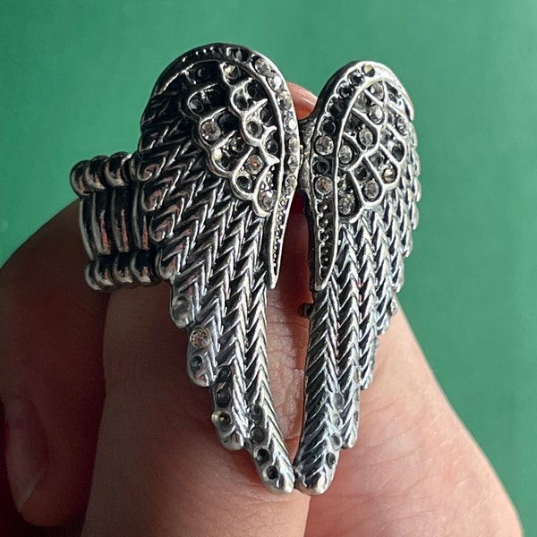 The Gothic Witchcraft 12pc Stacking Ring Set With Black Onyx Wire ...