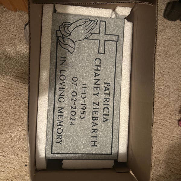 Grave Marker Headstone - Personalized, Engraved, Tombstone, Granite ...