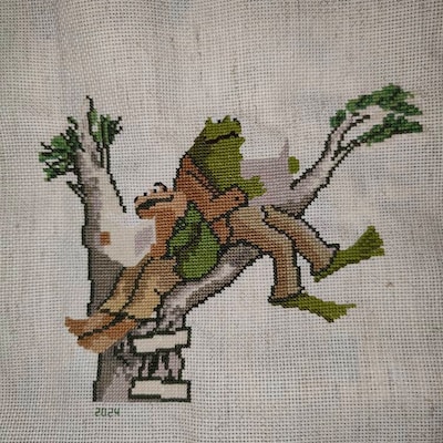 Red Tulip Rosemal Design, a Cross Stitch Design - Etsy