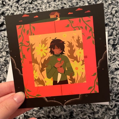 Deltarune Kris Home Print - Etsy