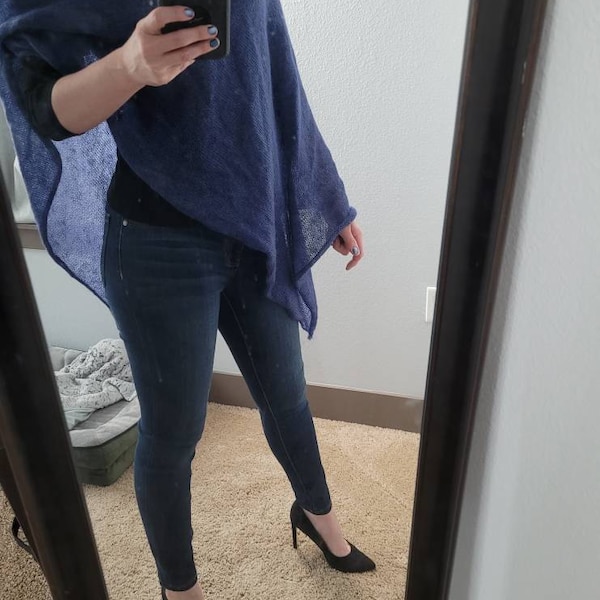 Linen Poncho Pink, Silk Wrap,summer Cape, Evening Shawls Wraps, Asymmetric Poncho, Lightweight ...