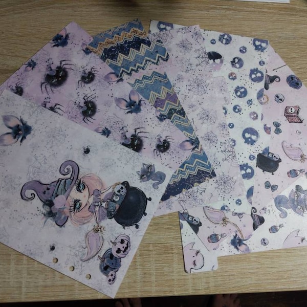 Halloween Planner Divider Set. Comes With Dashboard + 6 Tabbed Dividers ...
