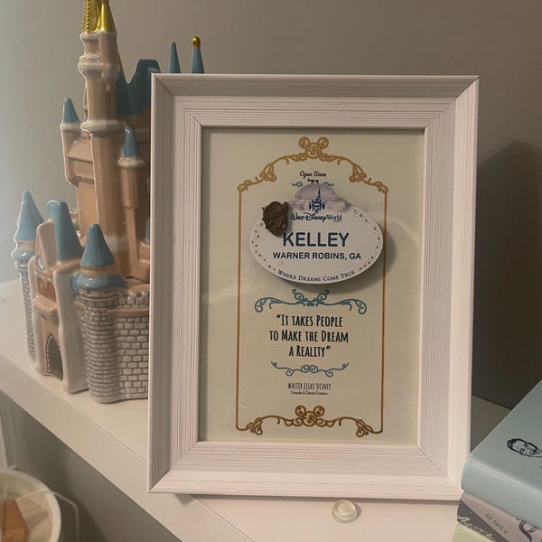 Cast Member Name Tag Display Frame and Print | Casting Agency Door ...