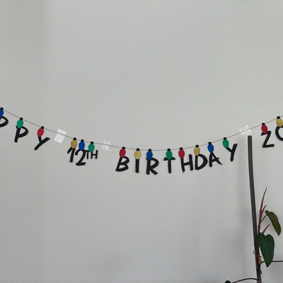 Stranger Things Banner, Stranger Things Party Banner - Etsy