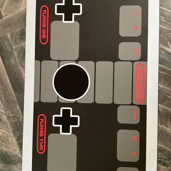 Quad Panel Arcade Control Panel Art Print - Etsy