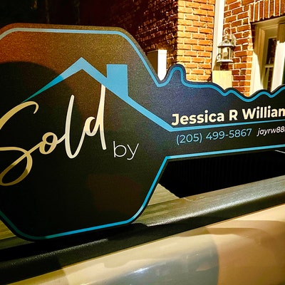 Realtor Sold Sign, Realtor Key Sign, Sold Sign, Realtor Sign, Real ...