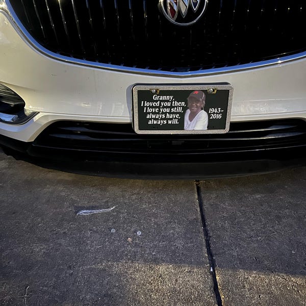 Memory License Plate, Photo Memorial Plate, Personalized License Plate ...