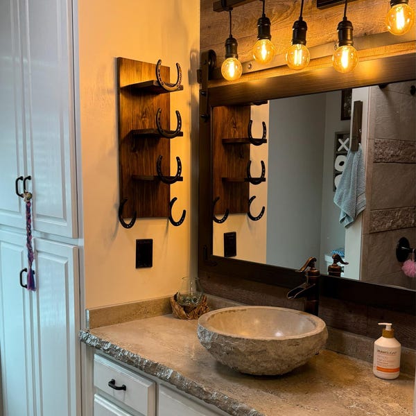 Rustic Farmhouse Curtain Board Handmade Wooden Farmhouse Curtain Holder ...