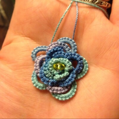 Digital Download PDF Tatting Pattern 3D Tatted Rose - Etsy