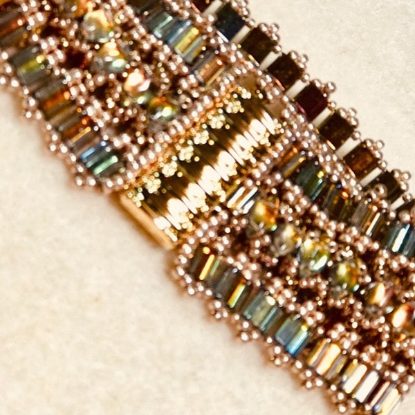 Netted Gems Bracelet Tutorial - Etsy