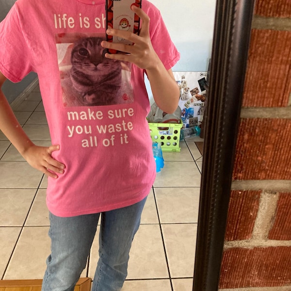 Florp Invasion Funny Alien Brainrot Cat Dank Meme Tee Shirt Gift for ...