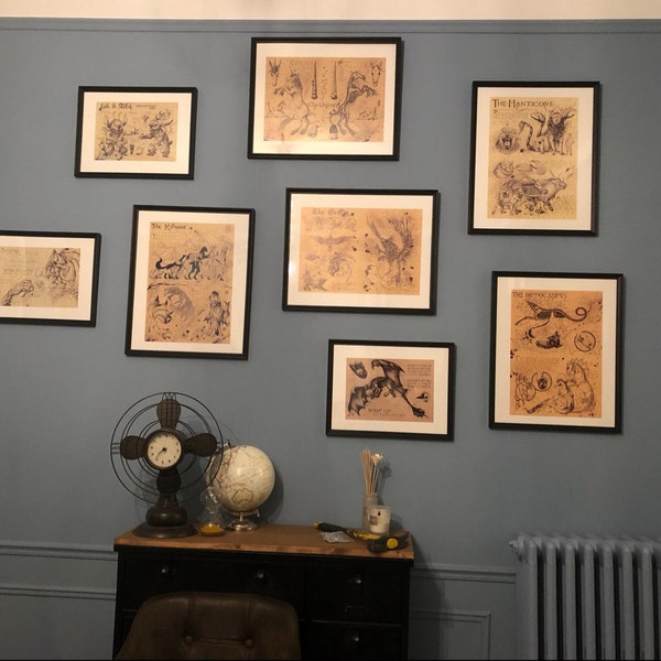 Large - Griffin - Mythology Art Print - Etsy