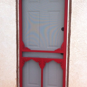 Four 4 Victorian Gingerbread Screen Door Brackets 6 - Etsy