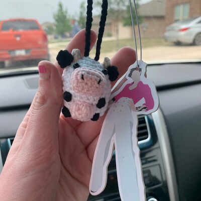 Cow Car Accessories New Car Gift for Her - Etsy