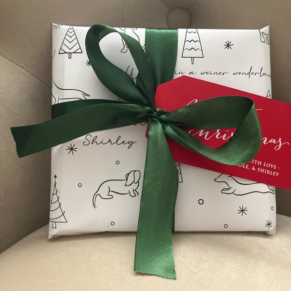 Christmas Gift Wrap, Personalized Gift Wrap, Santa Wrapping Paper ...