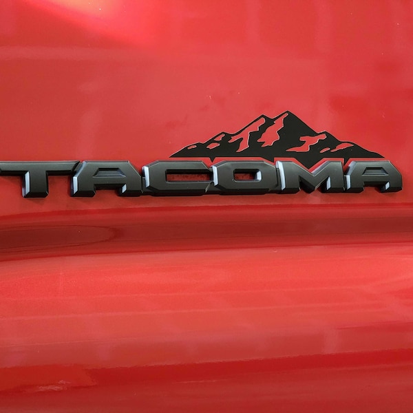 3rd Generation Tacoma Mountain Decals - Vinyl Stickers for Truck Badge ...