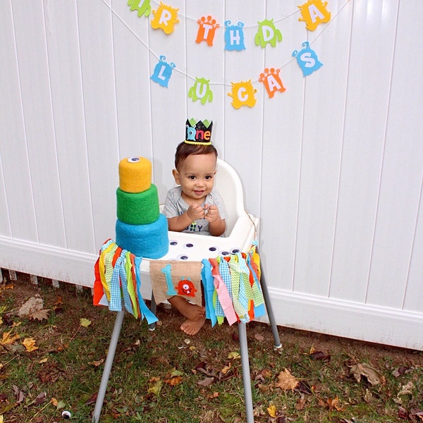 Monster Birthday Crown, Monster Birthday Party, Monster Party Hat ...