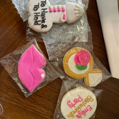 Personalized Penis Cookies, Bachelorette, Bride-to-be, Bridal Party ...