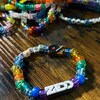 Kandi Rings Rave Trinkets Pony Bead Rings Custom Beads Custom Charms - Etsy