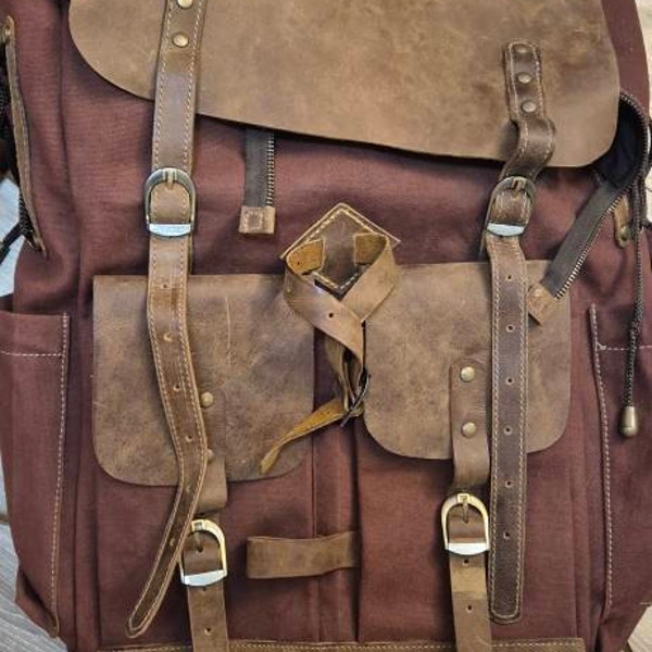 Hand-forged Viking Axe With Hammer Poll – Walnut Handle, Leather ...