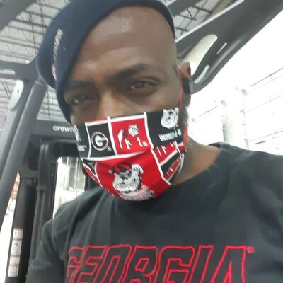 Arkansas Razorbacks Football Sports Team Cloth Fabric Face - Etsy