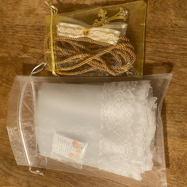Filipino Unity Veil and Cord SET, Secondary Sponsor Wedding Philippines ...