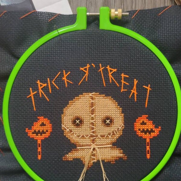 Trick or Treat Samuel - Halloween - Cross Stitch Pattern - Horror ...