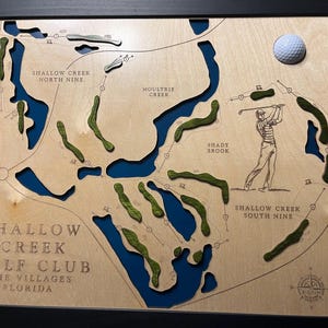 Donnell Lake Map, Wood Lake Map, Custom Lake Map, Custom Lake Sign ...