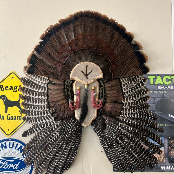 Barn Wood Box Call Turkey Plaque With Skull Plate - Etsy