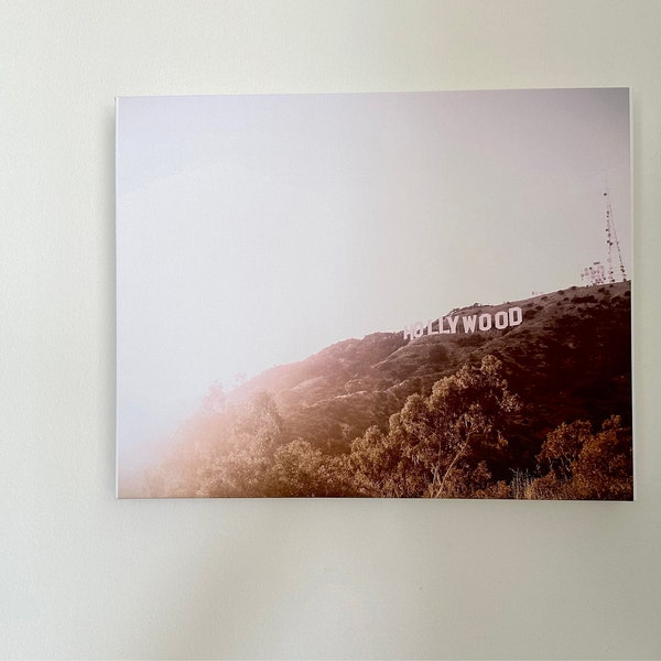 Hollywood Sign Photograph, Los Angeles California Panoramic, Hollywood ...
