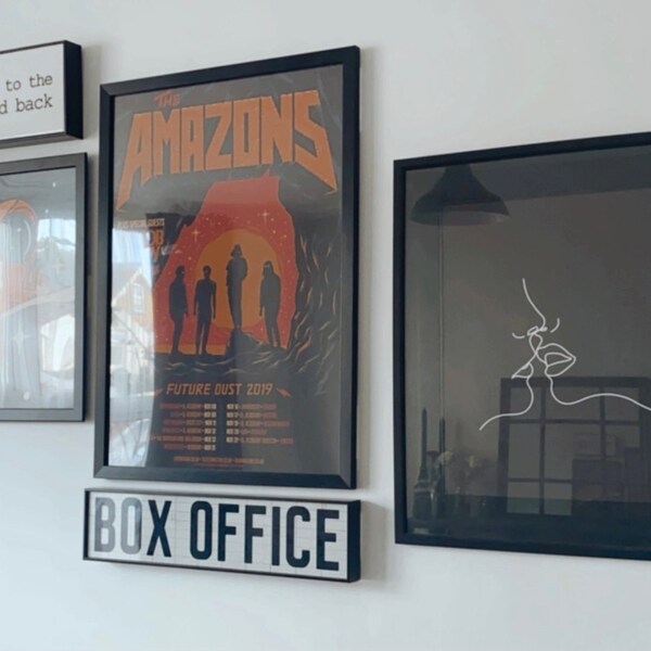 Box Office Sign | Home Theatre | Framed Metal Print | Retro | Gallery ...