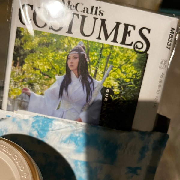 Sewing Pattern for Women's Hanfu Dress, Kimono and Obi, Cosplay Costume ...