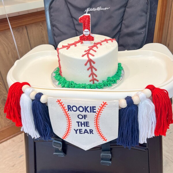 Fast One 1st Birthday Tassel Banner, Race Car Highchair Decoration ...