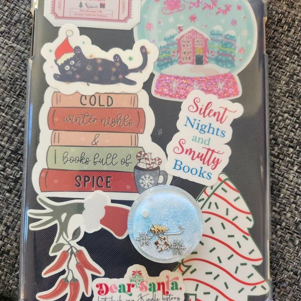 Cold Winter Nights & Books With Spice Sticker, Bookish Christmas ...