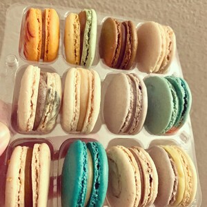 Moon Phases French Macarons 6 12 or 24 Choose Flavors | Etsy