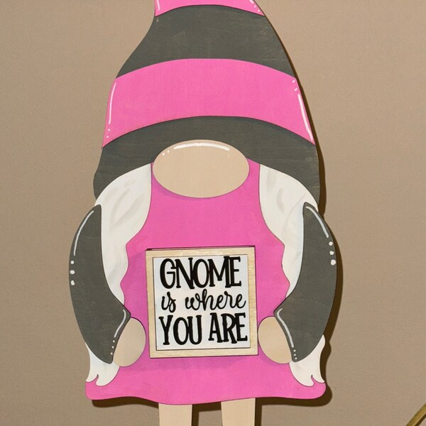Tall Girl Interchangeable Porch Leaning Sign Gnome File SVG, Glowforge ...