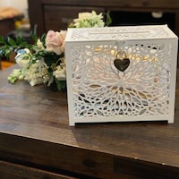 Wedding Card Box With Lock - Etsy