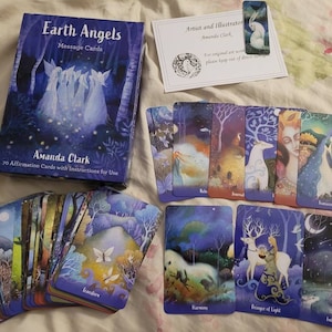 Earth Angels Message Cards 70 Cards by Amanda Clark & Animal - Etsy