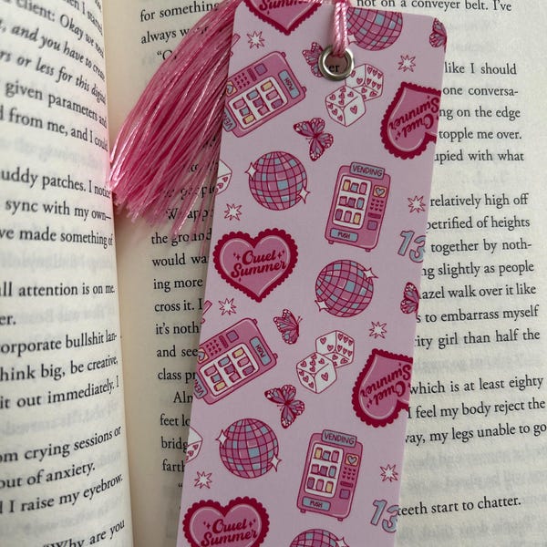 A Pink Spring Bookmarks | Floral Bookmarks | Pink Bookmarks | Butterfly ...