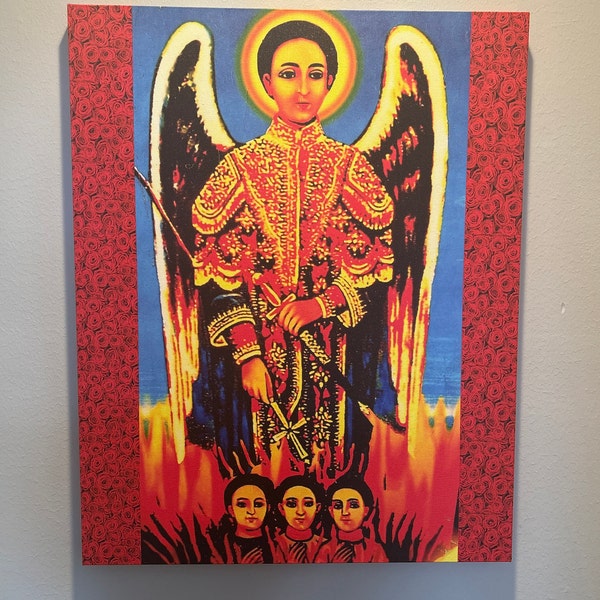 Archangel Gabriel|kidus Gabriel|ethiopian Art|ethiopian Orthodox|icon ...