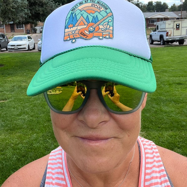 Women's Trucker Hat- Salt in the Air- Women's Baseball Hat- Embroidered ...