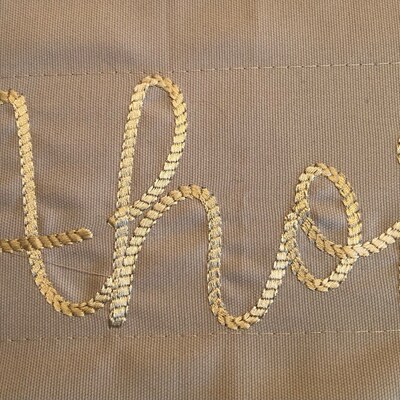 Modern Rope Nautical Marine Script Handwritten Cursive Font Alphabet ...