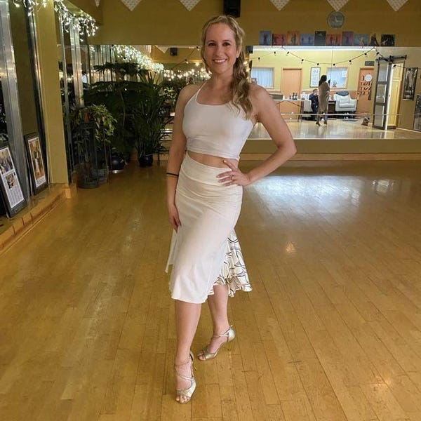 Argentine Tango Fishtail Skirt, Salsa Dance Skirt, Bodycon Latin ...