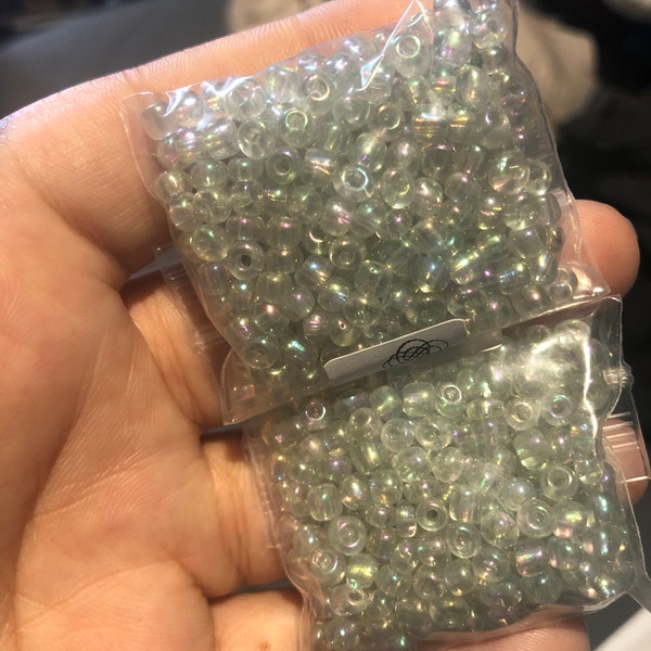 9.5x7.5mm Brown Half Rainbow Glass Rondelles 12 Inch Strand - Etsy