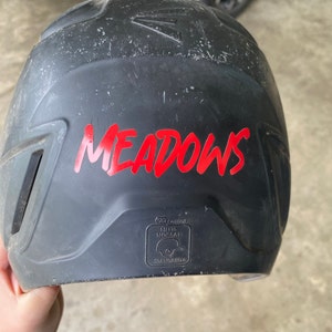 Bat Knob Decal Sticker With Name for Baseball/softball/ Tball - Etsy